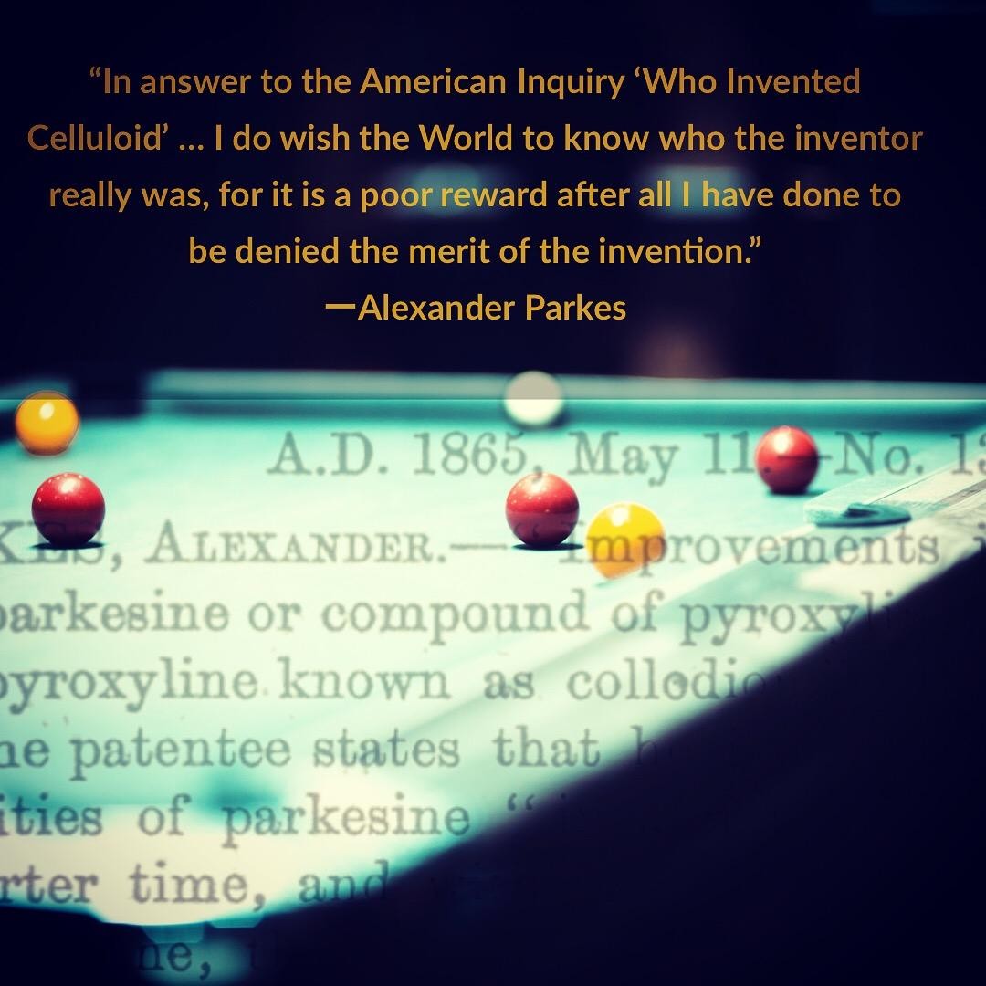 Alexander Parkes invented the first plastic to be successfully ...